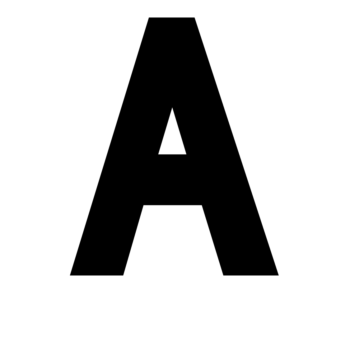 Kagedeko Skabelon - Bogstaver A - Å - Skabelon - Kagedeko